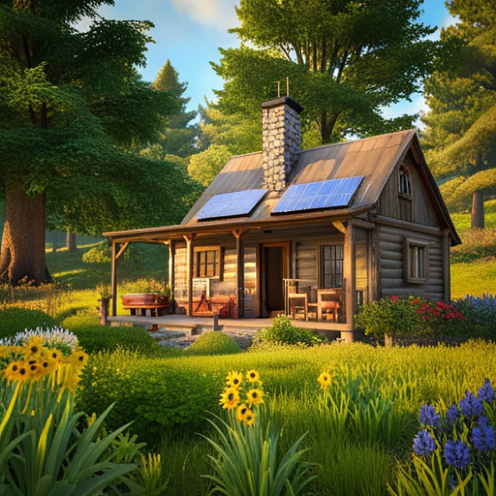 How to live off the grid with no money? It's easy.