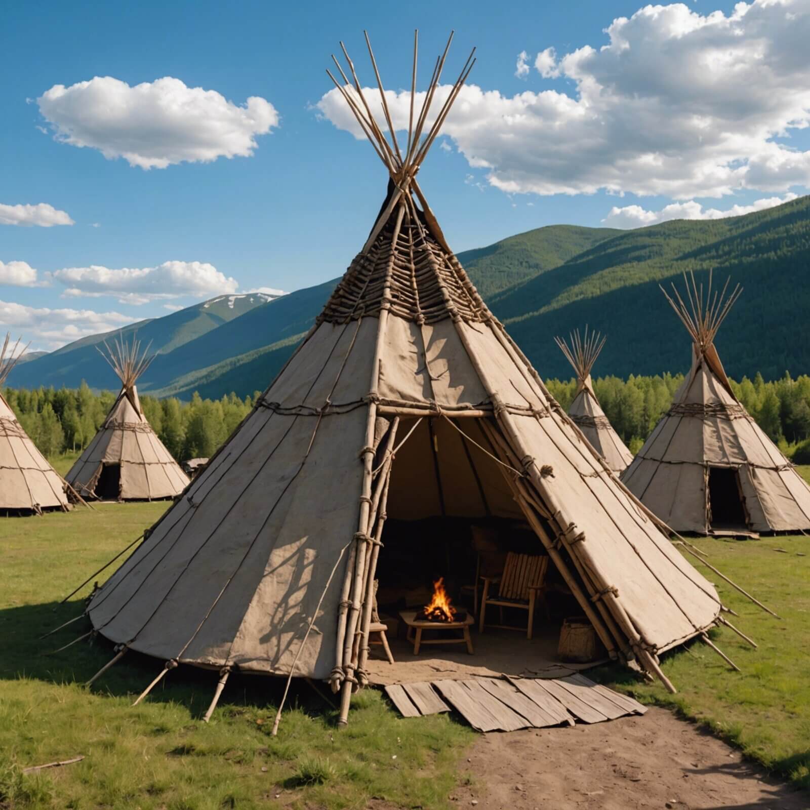 Yarangas: Efficient Tepee-like Portable Tiny Homes