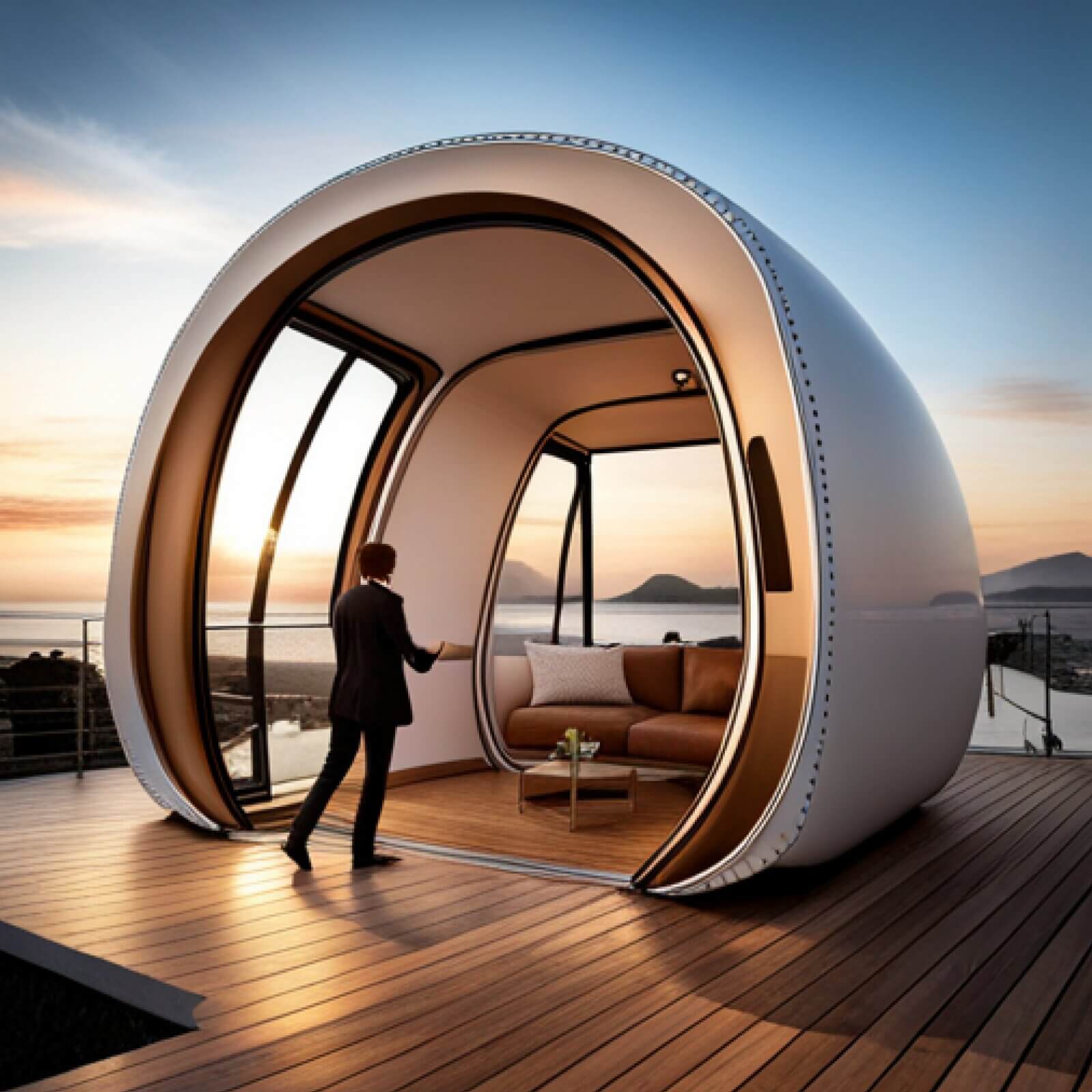 Portable Capsule Homes Break Living Space Norms