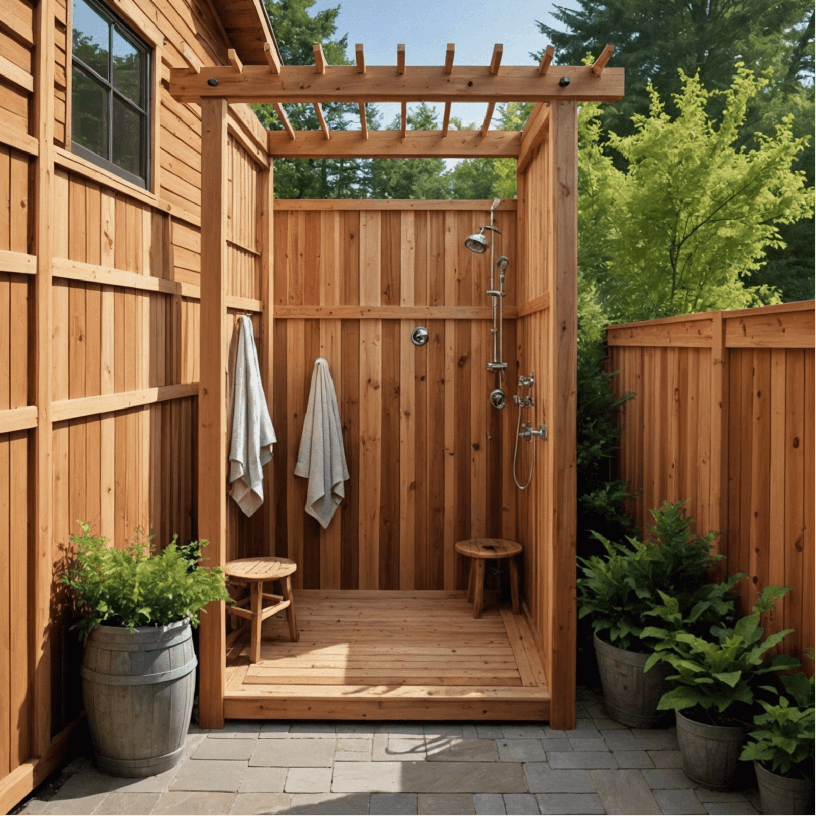 Coolest DIY Outdoor Shower Designs for Your Yard