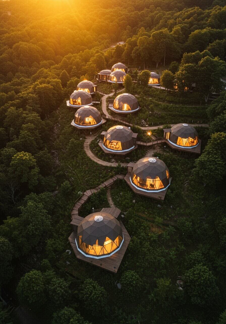 20 Genius Dome Cabins You’ll Want to Escape To in Nature